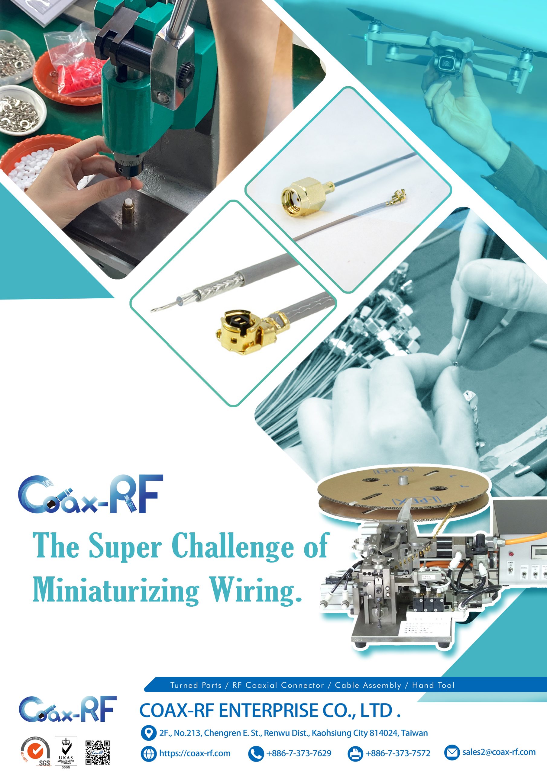 The Super Challenge of Miniaturizing Wiring - COAX-RF Enterprise Co., Ltd.